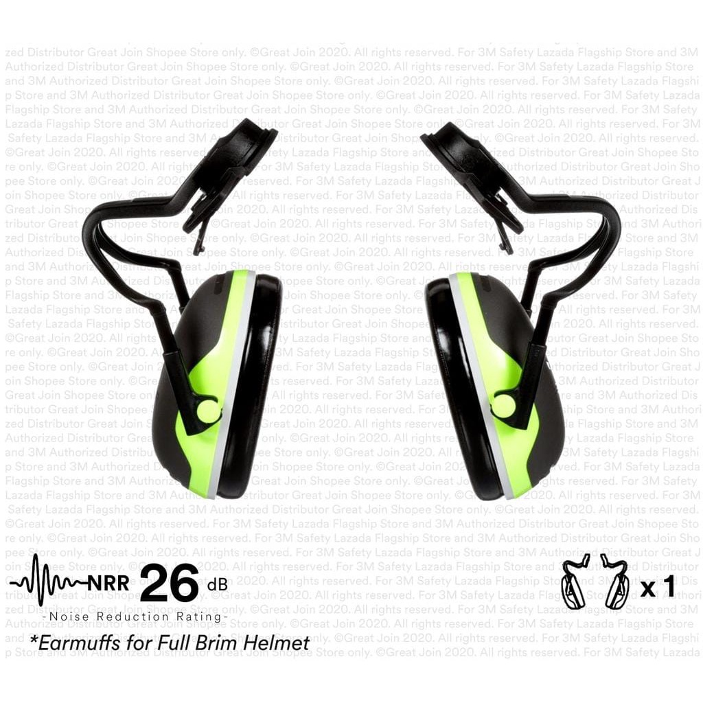 3M X4P51E PELTOR Helmet Attached Safety Earmuff/ 3M H-800 Series & MSA ...