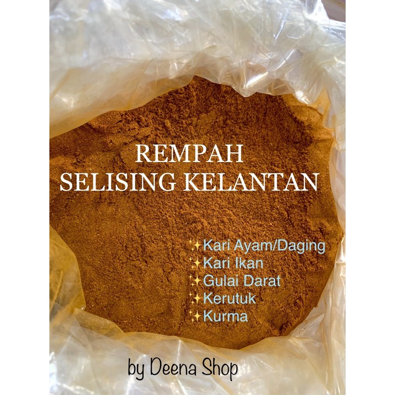 1KG - Rempah kari/gulai darat/kerutuk/kurma/gulai kawah kelantan ...