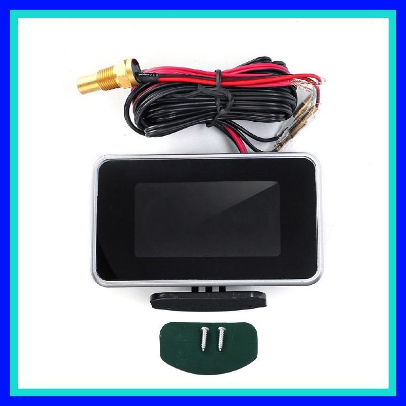 LCD Car Digital Gauge Voltage Pressure/Water Temp Meter with Buzzer ...