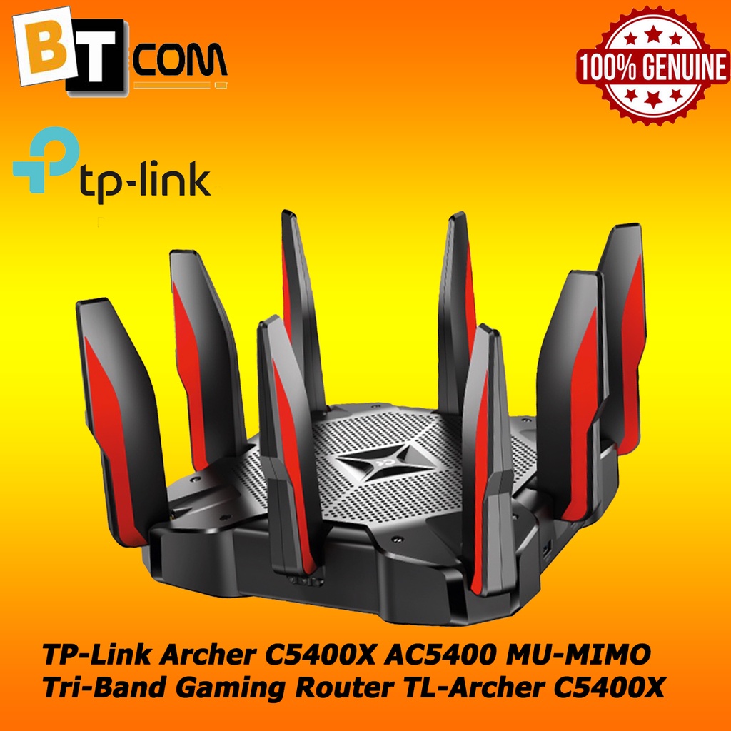 TP-Link Archer C5400X AC5400 MU-MIMO Tri-Band Gaming Router TL-Archer ...