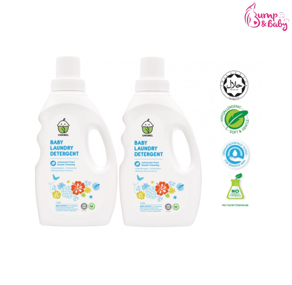 Chomel - Baby Laundry Detergent 1000ml Twin Pack | Shopee Malaysia