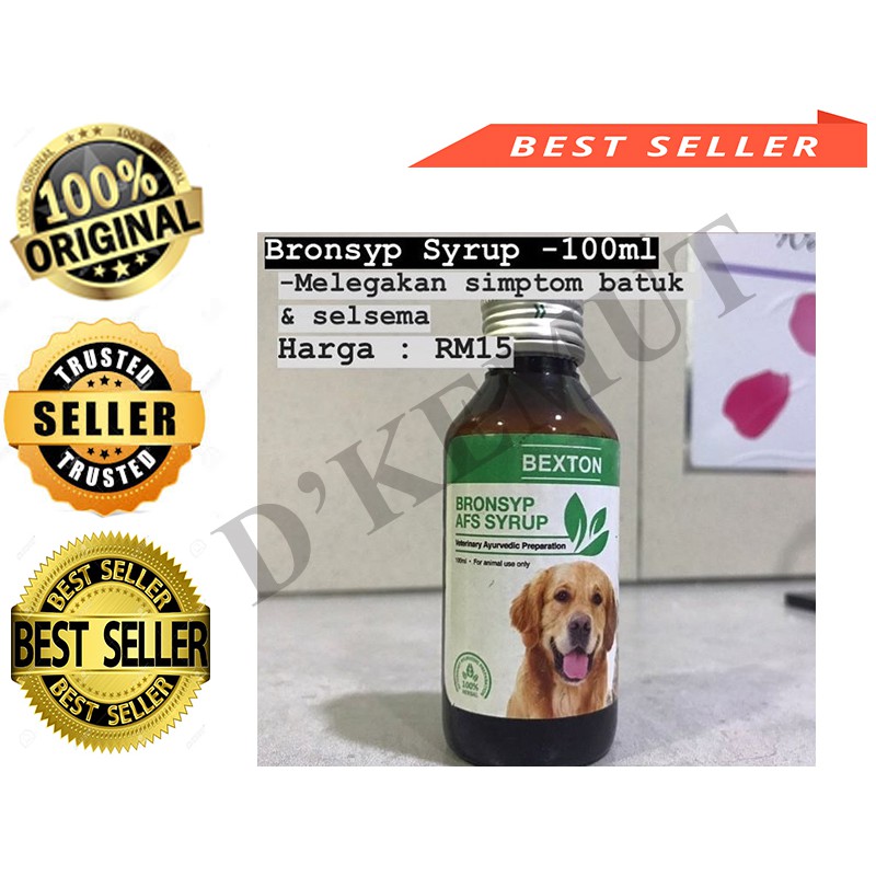 BRONSYP UBAT SELSEMA FLU KUCING 100ML | Shopee Malaysia
