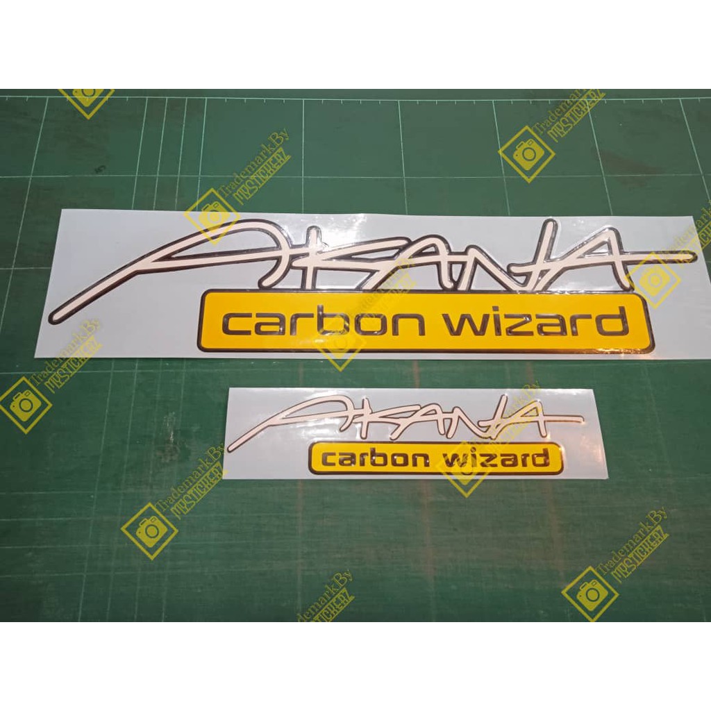 Cutting Sticker Akana Wizard Carbon | Shopee Malaysia