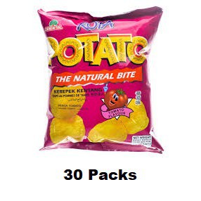 30 Packs Rota Potato Chips Tomato Flavour 15g Each (LOCAL READY STOCKS ...