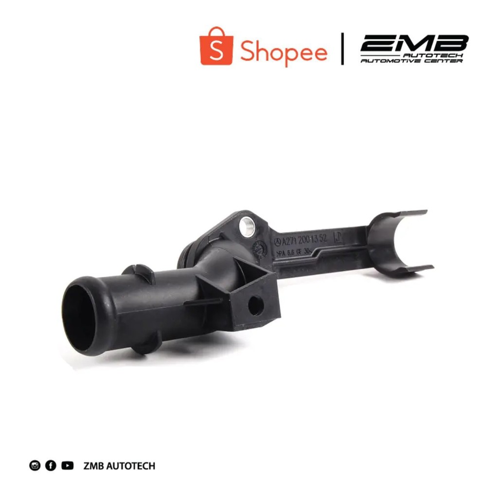 MERCEDES ENGINE COOLANT PIPE FEB(OEM) - W203 M271 KOMPRESSOR ...