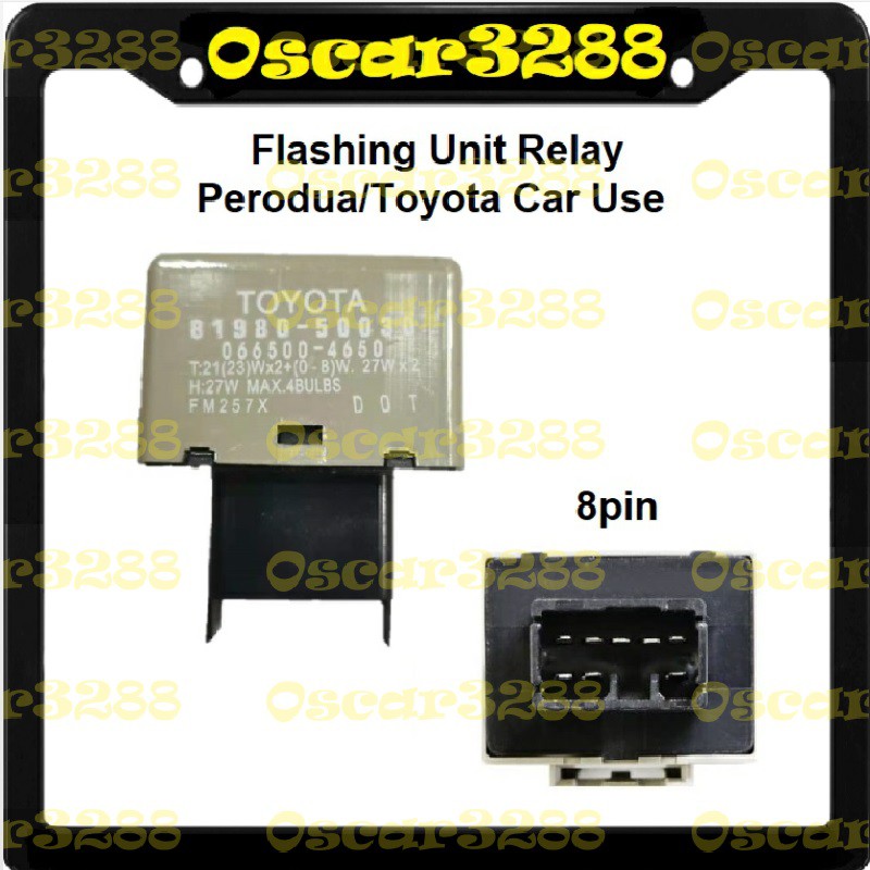 Myvi / Toyota - Flasher Relay (Signal Relay) (8pin) | Shopee Malaysia
