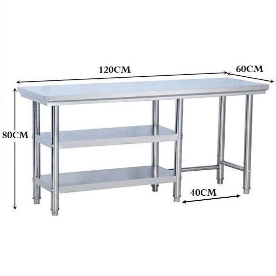 MEJA BUDGET STAINLESS STEEL 100&120CM不锈钢工作枱WORK TABLE WORK BENCH /MEJA ...