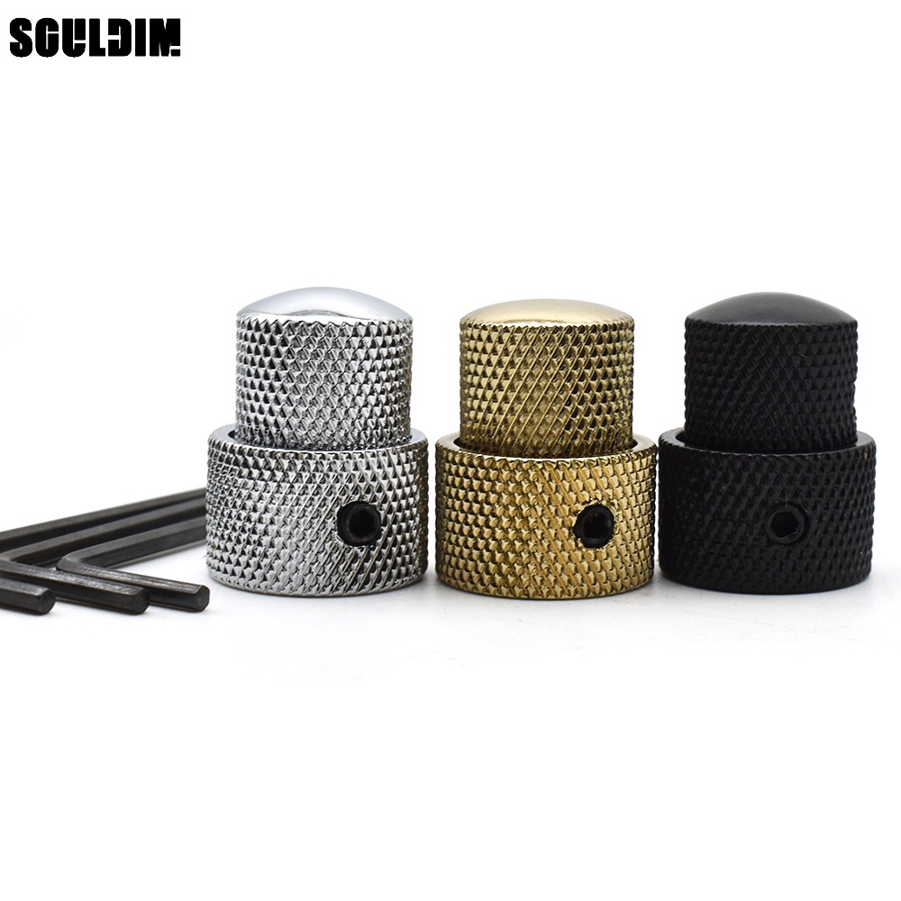 Dual Concentric Stacked Control Knobs for Electric Bass Guitars Dual ...