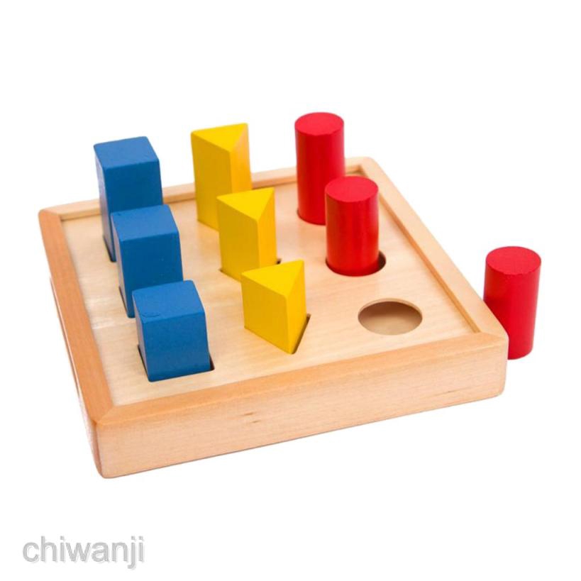 [ChiwanjifcMY] STACK AND SORT BOARD WOODEN EDUCATIONAL SHAPE SORTING ...