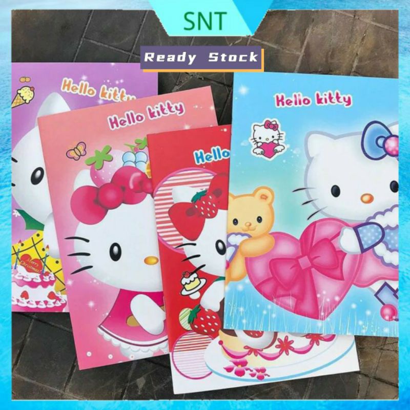 SNT (A5-45) Hello Kitty A5 Notebook Single Line Book Buku Nota Catat Memo | Shopee Malaysia