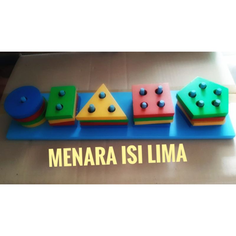 5-shaped Geometry Tower | Shopee Malaysia