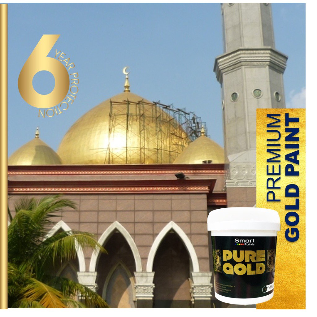 2K PURE GOLD PAINT - SMART PAINTS | Shopee Malaysia