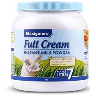 Maxigenes Full Cream / Skim Instant Milk Powder 1kg - Makes 7 Litres ...