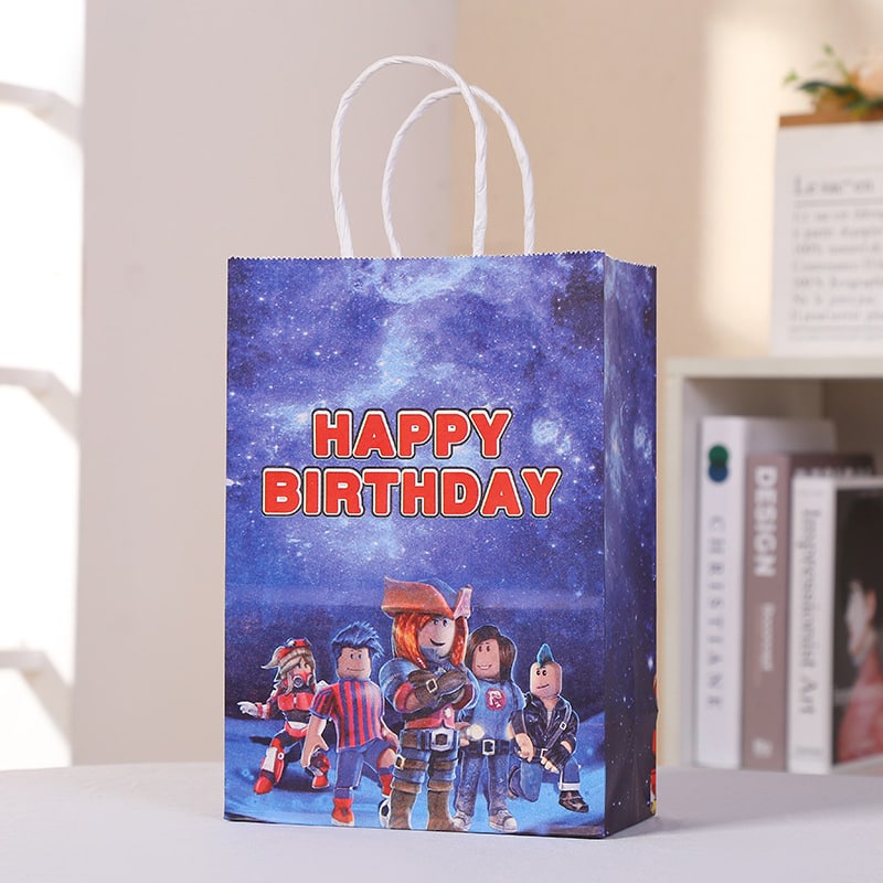 Happy Birthday Paper Bag Party Gift Bag Present Paper Bag Kraft Paper ...