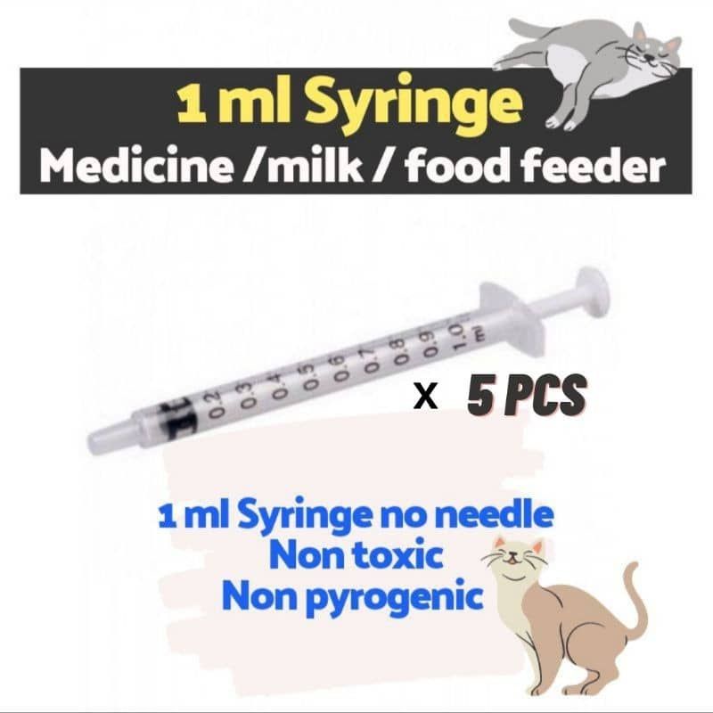 SYRINGE PICAGARI (NO NEEDLE/TIADA JARUM) 1ml UBAT MAKANAN SUSU | Shopee ...