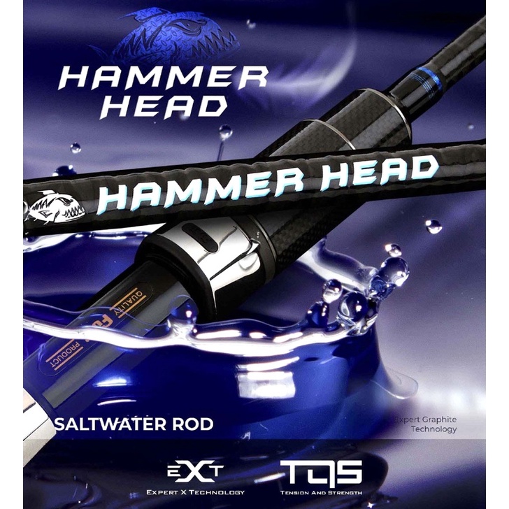 Expert Graphite Hammer Head Slow Jigging Rod Hammerhead Baitcast BC ...