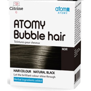Atomy Bubble Hair Color Cream (Natural Black) - 1 box (5packs) | Shopee ...