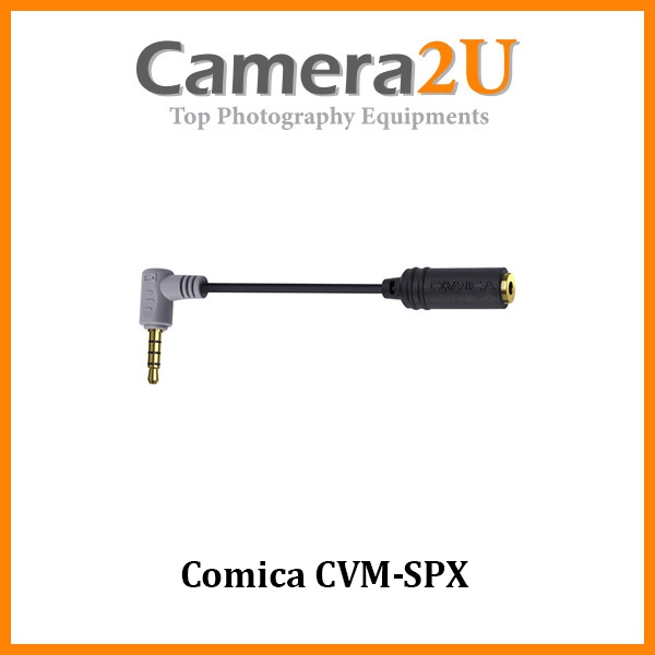 Comica CVM-SPX CoMica Audio Cable Adapter (TRS 3.5mm Female-TRRS for Smartphone) | Shopee Malaysia