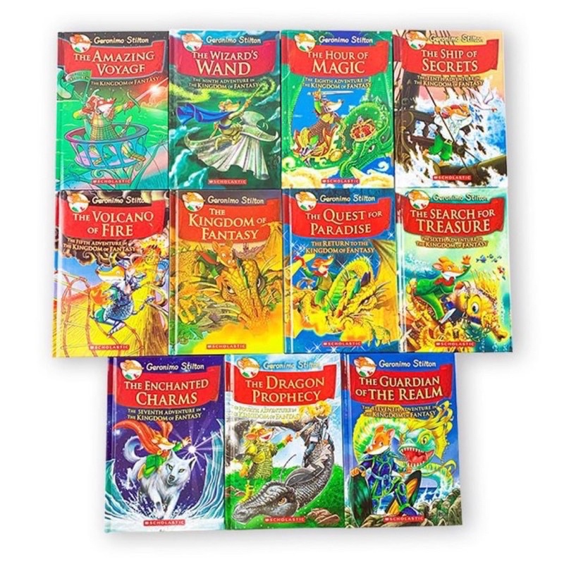 (hardcover) Geronimo Stilton The Kingdom of Fantasy Series Full Colour ...