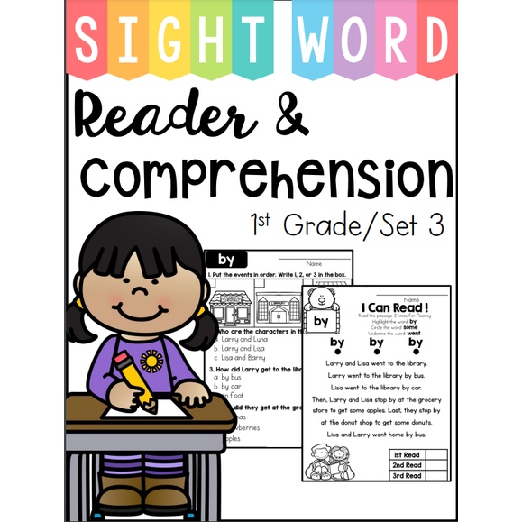 Sight Word Reader - GRADE 1 ( SET 3 ) | Shopee Malaysia