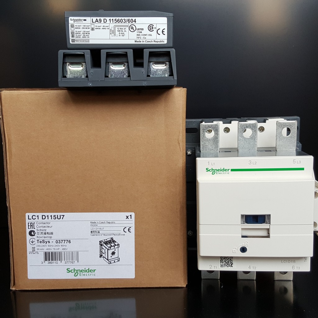 SCHNEIDER contactor LC1D115 LC1D150 115A 150A 3poles | Shopee Malaysia