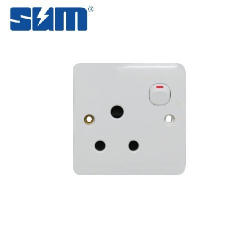 SUM 15A SWITCH SOCKET PC-15A Round Plug Head | Shopee Malaysia