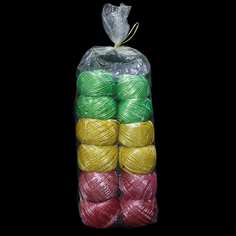 (12biji) Rafia string / Tali rafia plastic halus string / String Rope ...