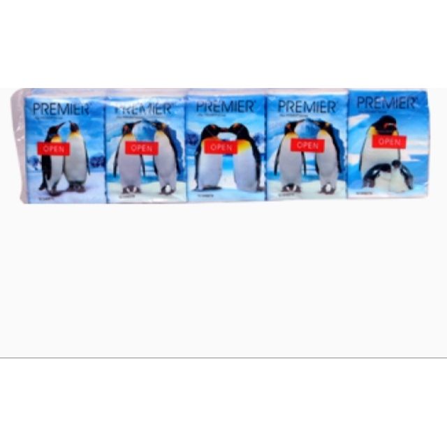 🐥Premier Pocket Facial Tissue Hanky Packs (10 pack x 10 sheets ...