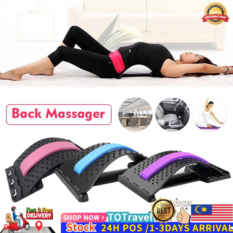 Lumbar Support Stretcher Back Massager Spine Corrector Back Posture ...
