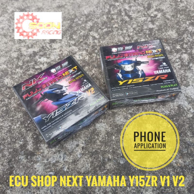 WARANTY RAYA SALES Y15ZR V1 V2 ECU SHOP NEXT ECU RACING DYNO YAMAHA ...