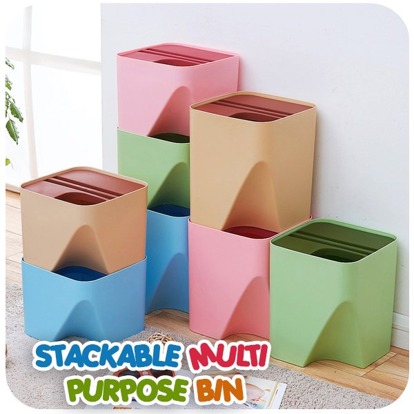 Stackable Multi Purpose Bin (BIGSMALL) | Shopee Malaysia