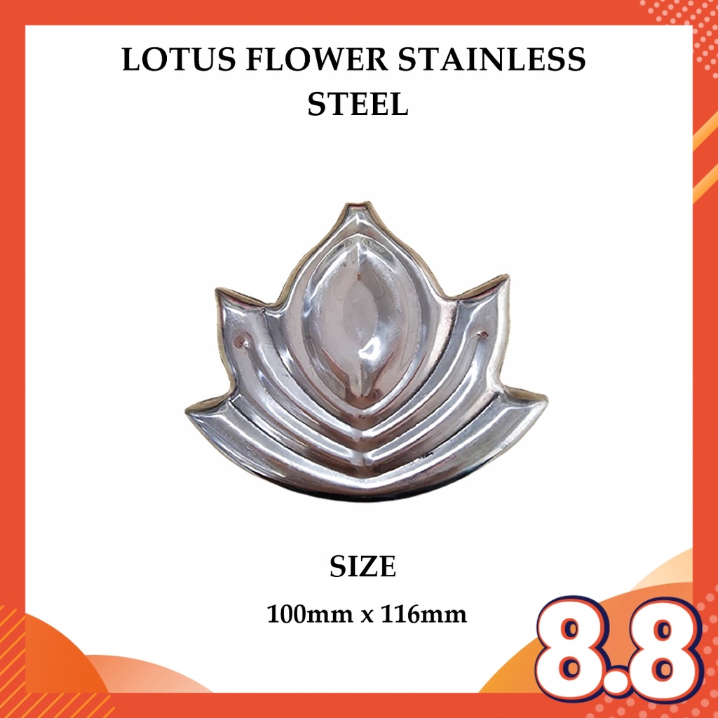 LOTUS FLOWER STAINLESS STEEL | Shopee Malaysia
