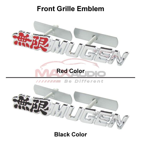 GENUINE 3D MUGEN (V1) Logo Emblem HONDA PROTON PERODUA TOYOTA Stainless ...