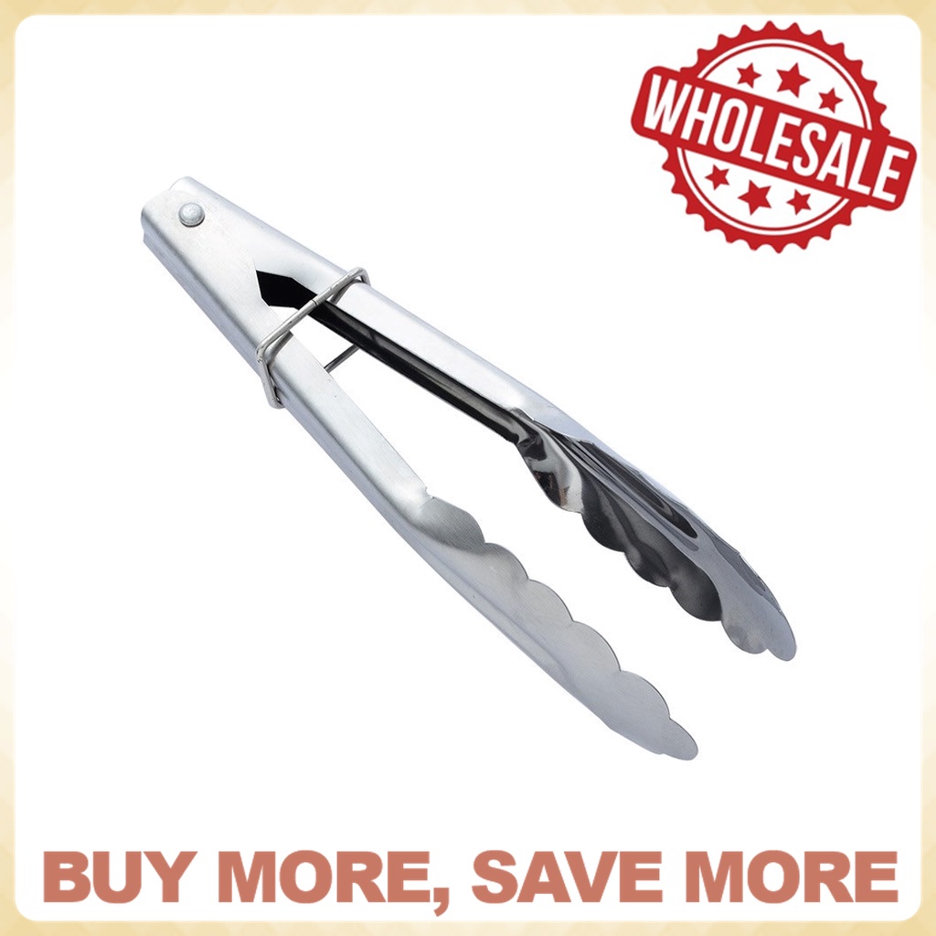 [Ready Stock] Stainless Steel Food Clip Bread Clip Buffet Tongs Baking ...