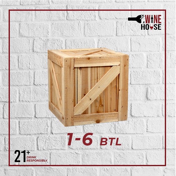 KAYU Wooden Packing For 1-6 Bottles Outside The City/ Outside Java ...
