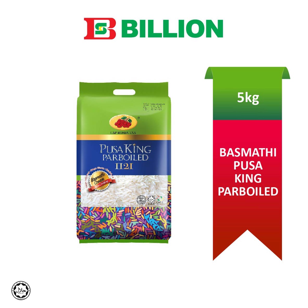 CAP RAMBUTAN Basmathi Pusa King Parboiled 1121( 5kg ) | Shopee Malaysia CAP RAMBUTAN Basmathi Pusa King Parboiled 1121( 5kg ) | Shopee Malaysia