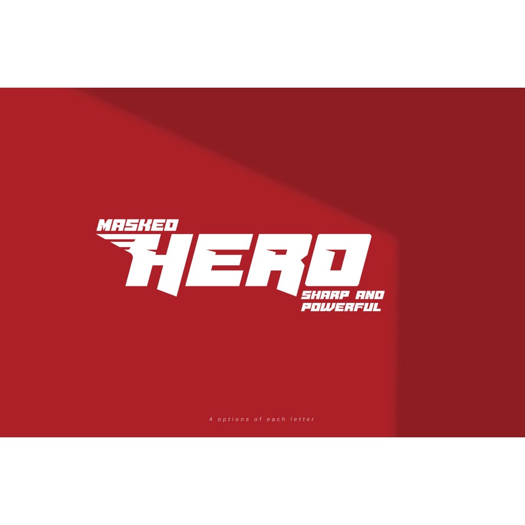 Premium Font - Masked Hero | Shopee Malaysia