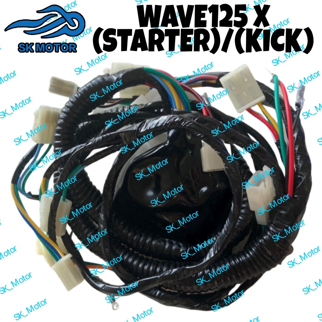 Honda WAVE 125 X Ultimo ( KICK / STARTER ) Wire Harness Assy Wiring Set ...