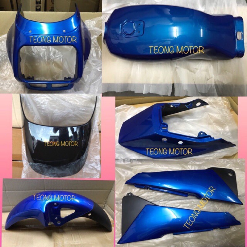 RXZ BOS BODY COVER FULL SET(COWLING+VISOR+SIDE COVER+FRONT FENDER+TAIL ...