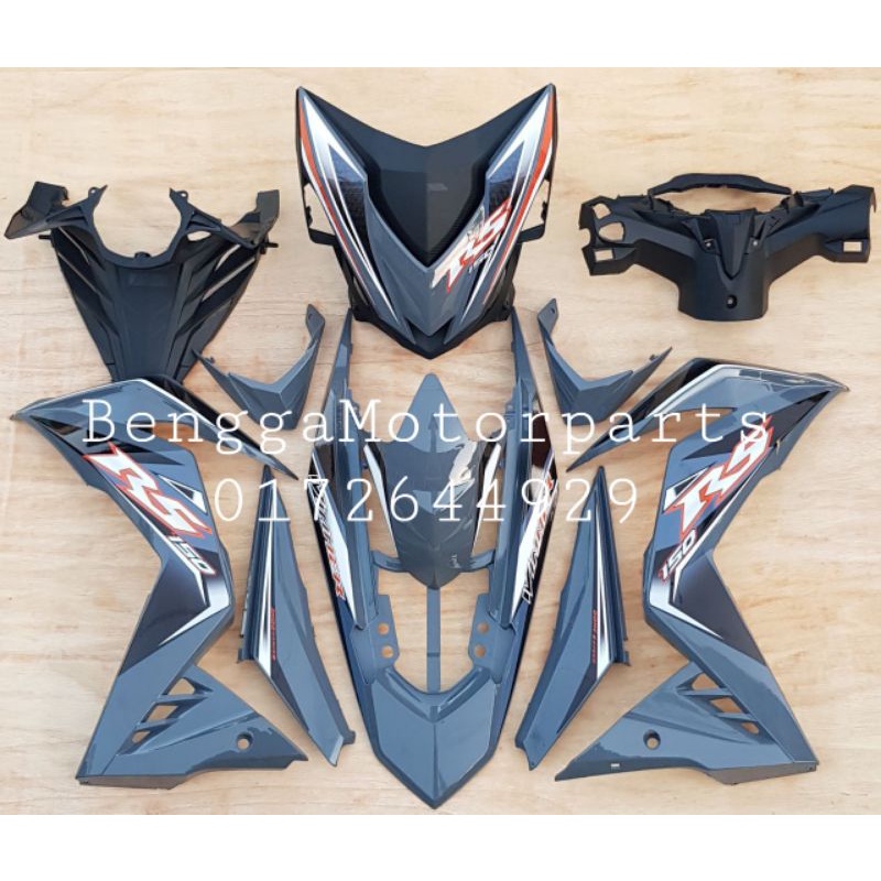 Rs150 V1 & V2 Cover Set Custom Nardo Grey | Shopee Malaysia