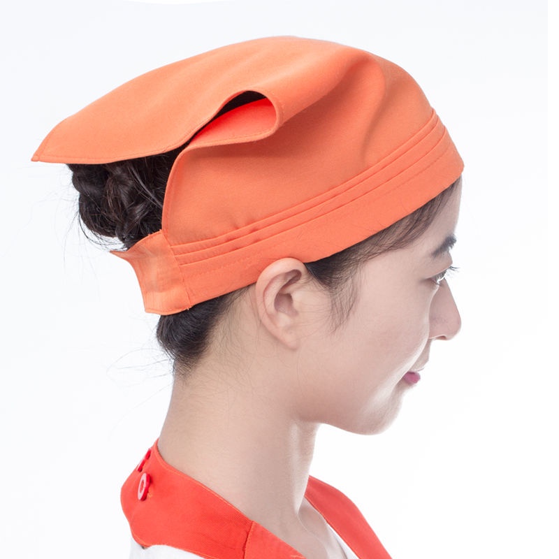 Velcro Hat Headscarf Hat Kitchen Head Cap Anti-Fume Triangle Headscarf ...