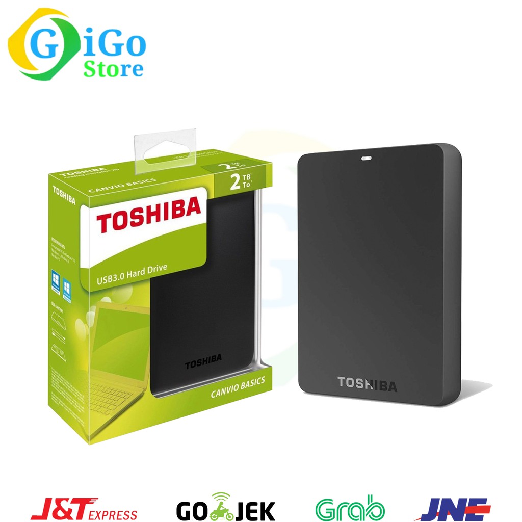 Toshiba Canvio Basic 1TB External HDD Hard Disk, 2TB For PC Laptop Notebook Computers | Shopee ...
