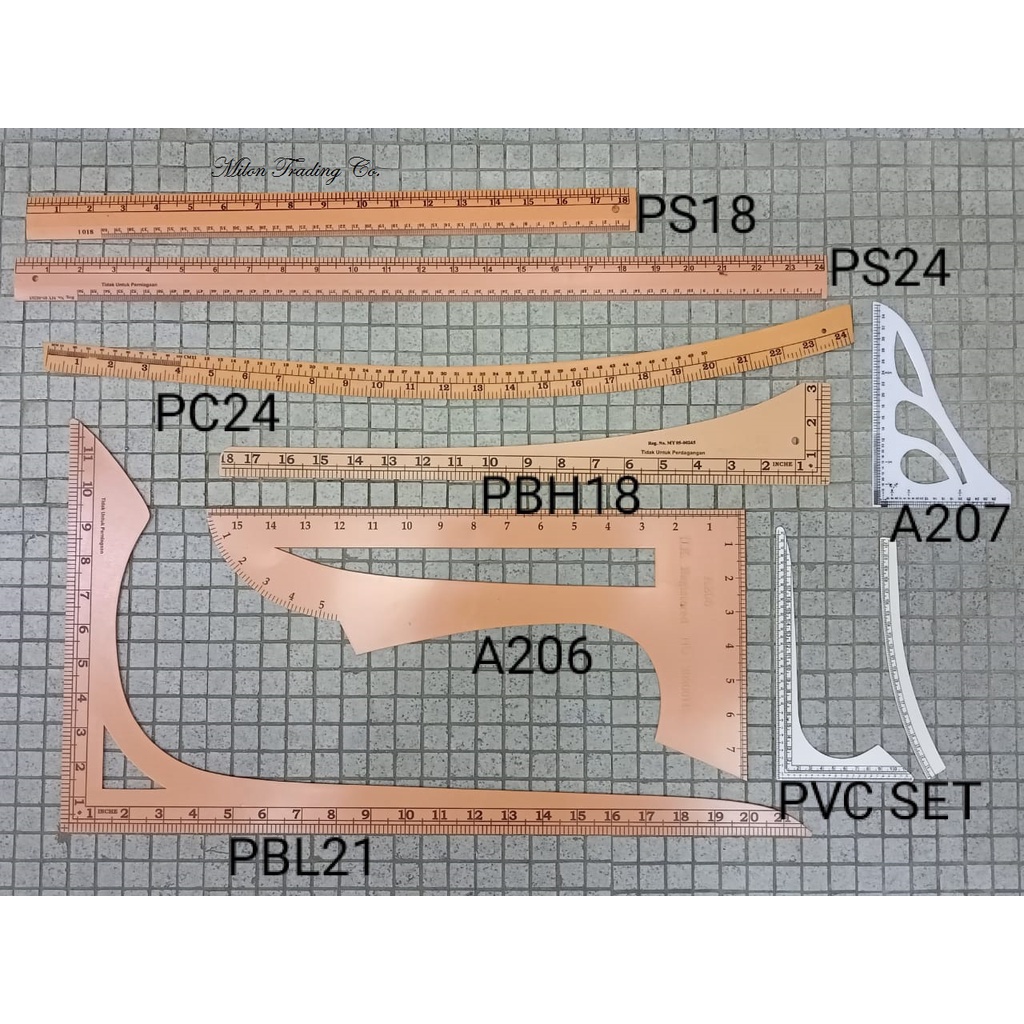 Pembaris / Barang Jahitan / PVC Tailoring Ruler | Shopee Malaysia