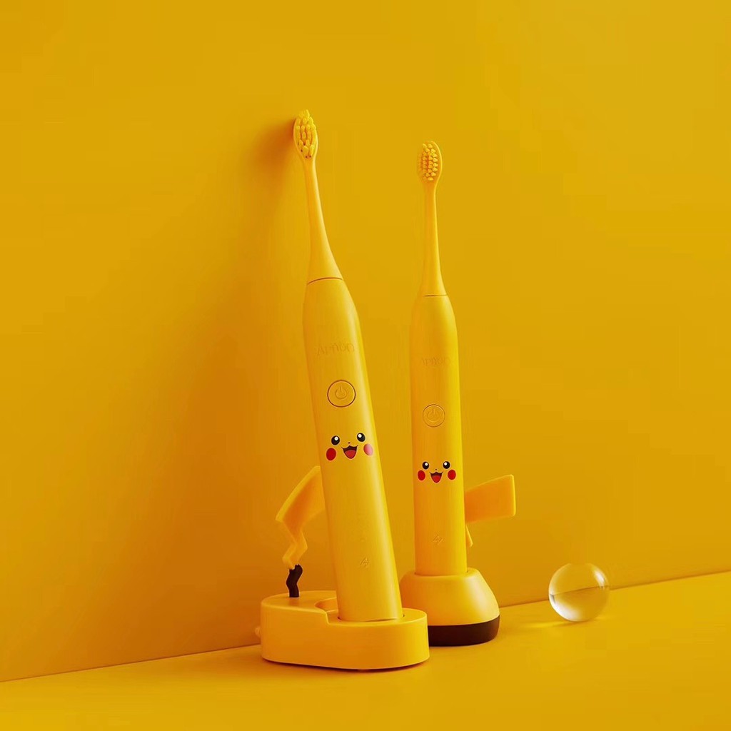 Aiyoo Co-Branded Pokémon Pikachu Adult Children Electric Toothbrush ...