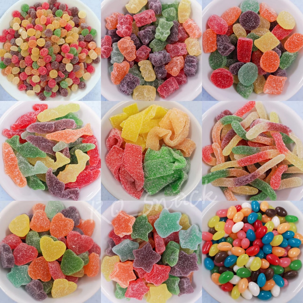 Gula Jelly / Assorted Shape Gummy Candy / 各类形状水果软糖 | Shopee Malaysia