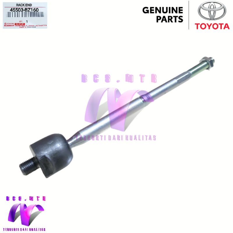 Rack END LONG TIE ROD TOYOTA AVANZA VELOZ 45503-BZ160 ORIGINAL | Shopee ...