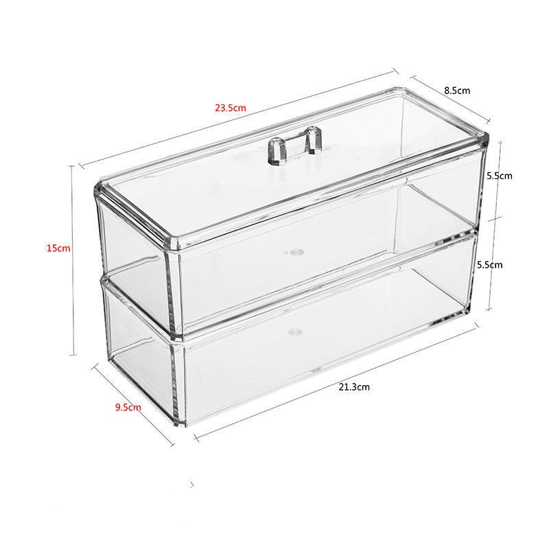 Stationary Organizer Storage Box Divider Home Office Desk Multi Layer ...