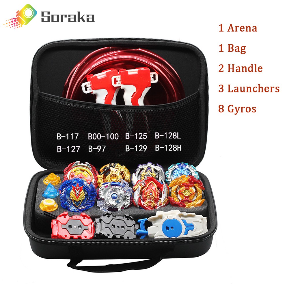 Beyblade Burst Toy Set Storage Bag Arena With Handle Launcher Beybalde Kid's Beyblade Toys Boy ...