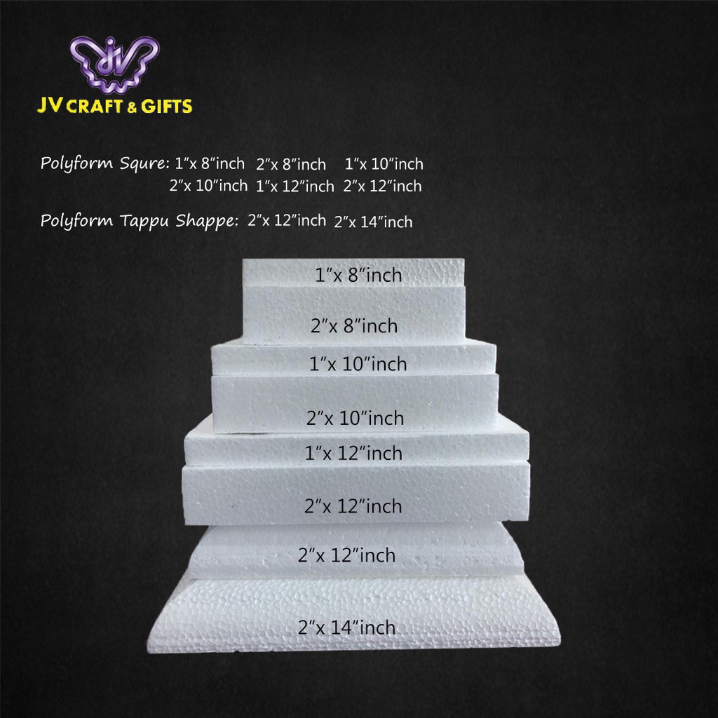 Gabus Polifoam Square Tappu / Polystyrene Polyfoam Square / Tappu ...
