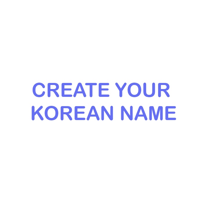 Create Your Korean Name I 한국 이름 짓기 | Shopee Malaysia